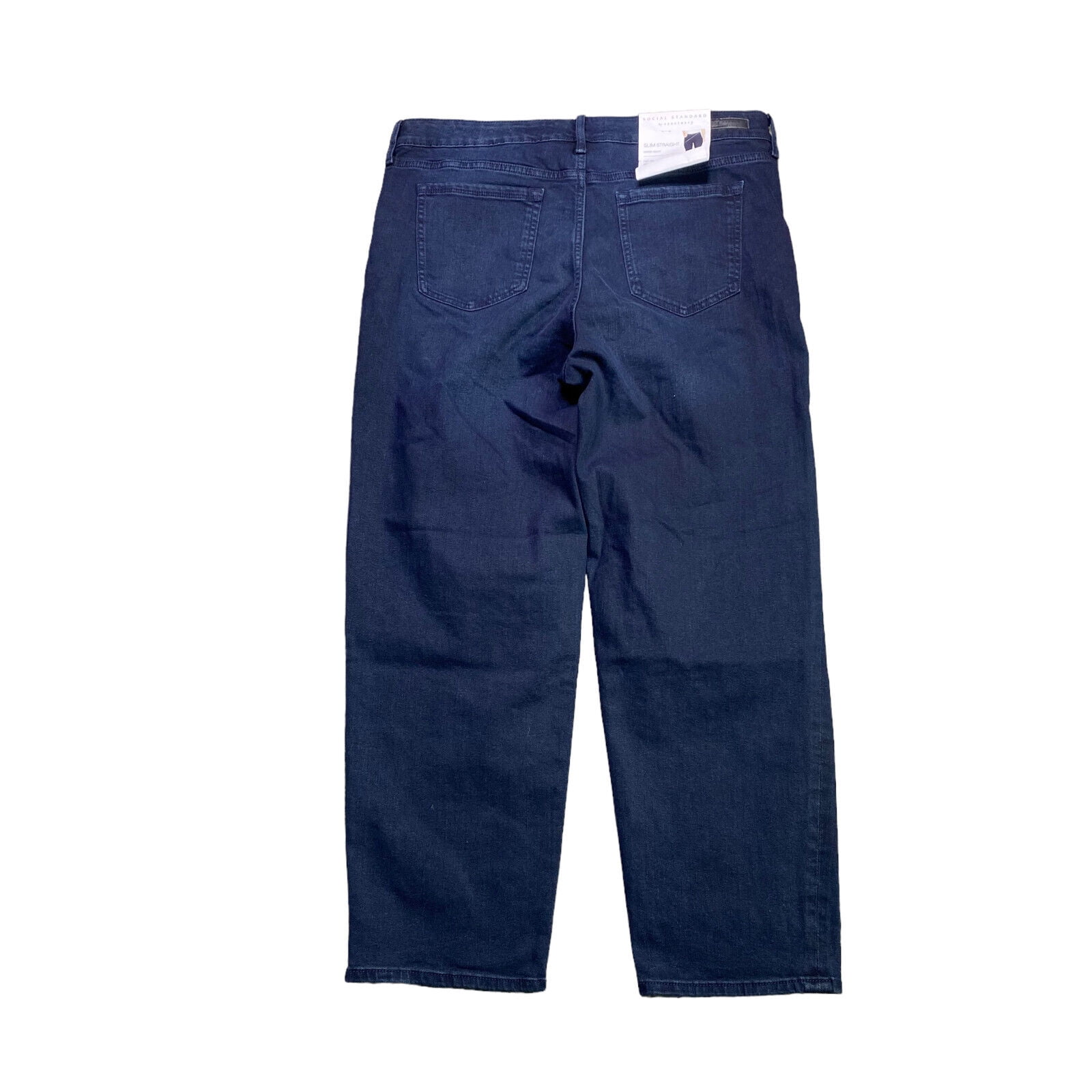 Sanctuary Women's High Rise Slim Straight Stretch Denim Jeans ...