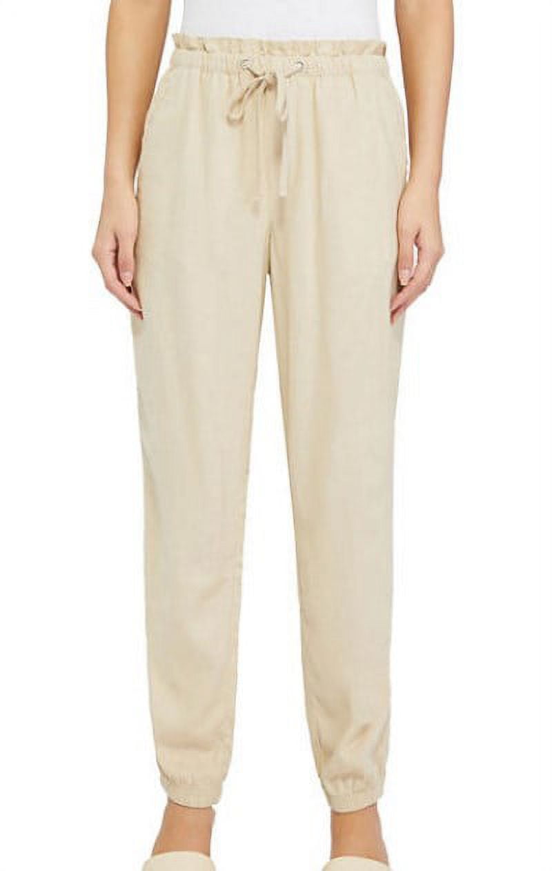 Sanctuary Women's Solstice Linen Blend Pants, Natural, XXL, Breathable ...