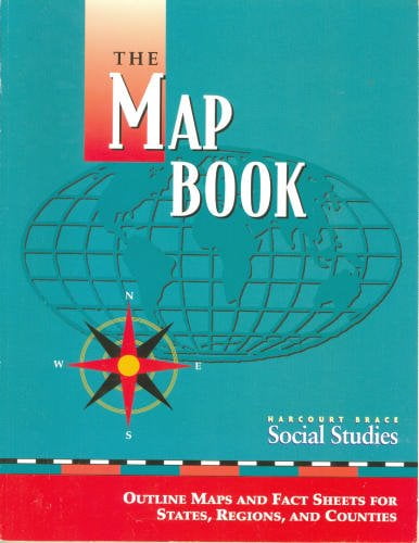Pre-Owned Social Studies: The Map Book Gr3-6/7 Hardcover - Walmart.com