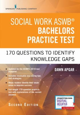 Pre-Owned Social Work Aswb Bachelors Practice Test: 170 Questions to ...