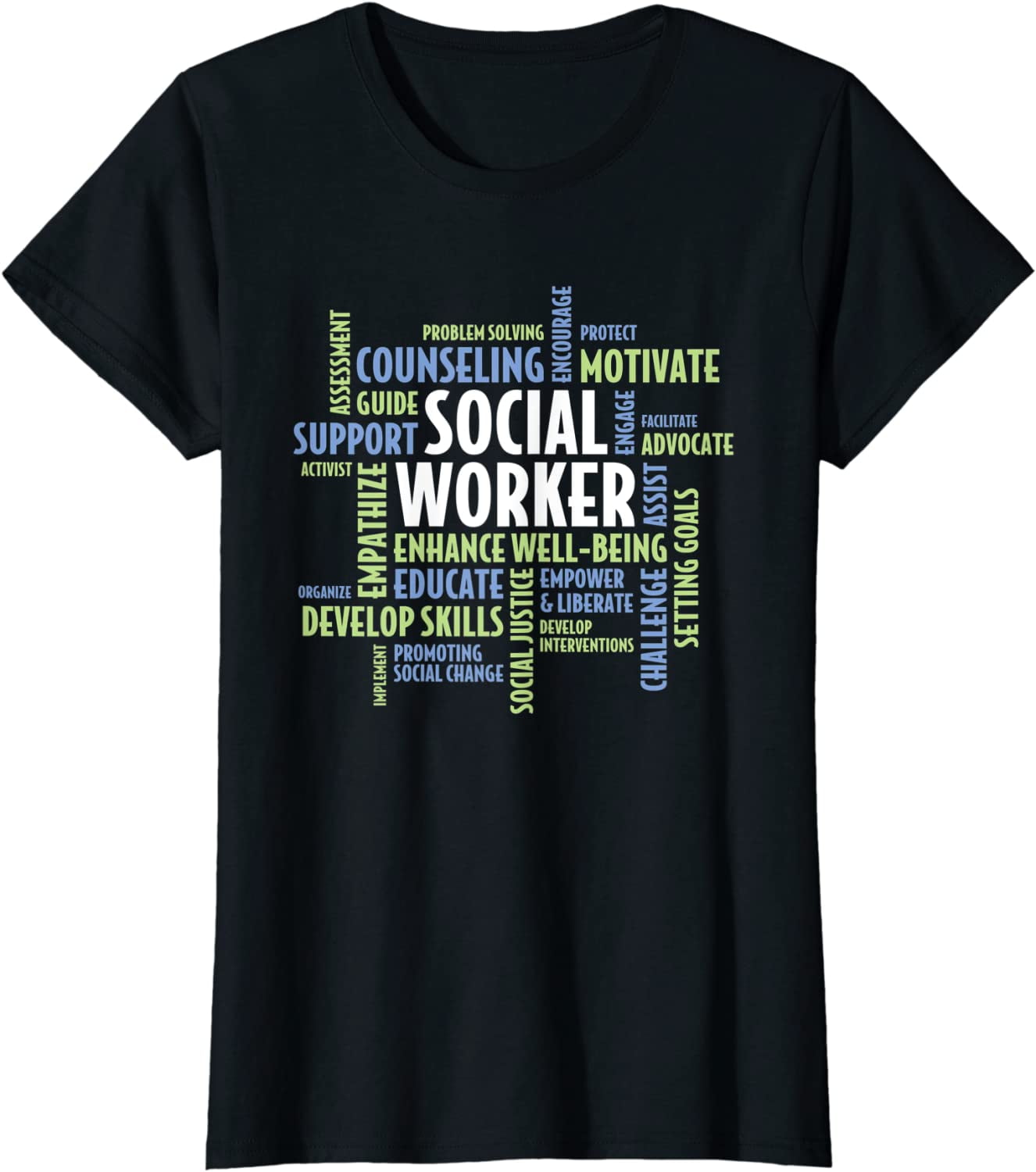 Social Work Month Social Worker T-Shirt - Walmart.com