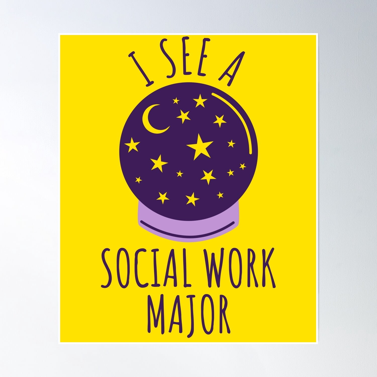 Social Work Student Graduation Gift Poster Wall Art, Modern Wall Decor ...