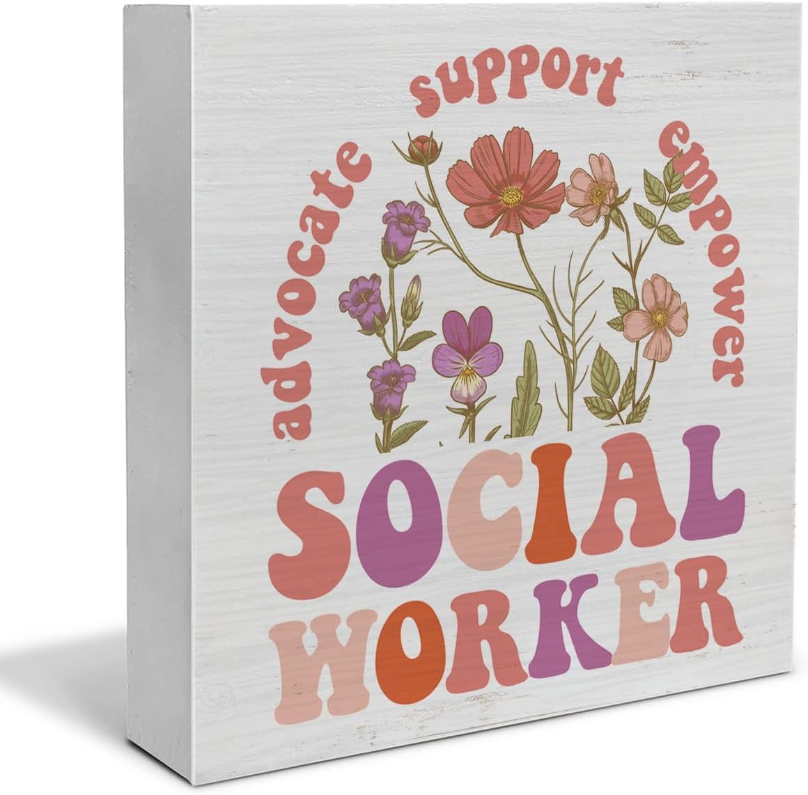 Social Worker Appreciation Gifts for Women Social Worker Wooden Sign ...