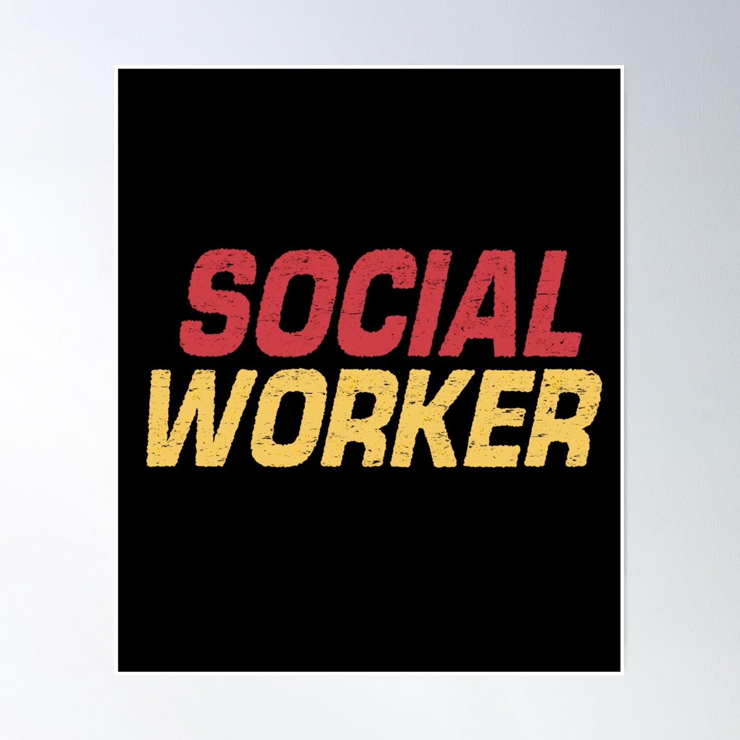 Social Worker Appreciation Social Work Skills Poster Wall Art, Modern ...