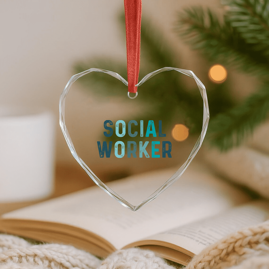 Social Worker Caseworker Public Servant Social Work Month 5 Ornament ...