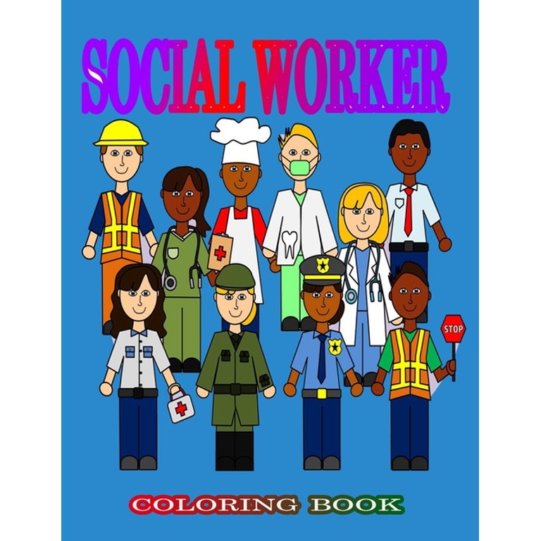 Community Helper Coloring Book