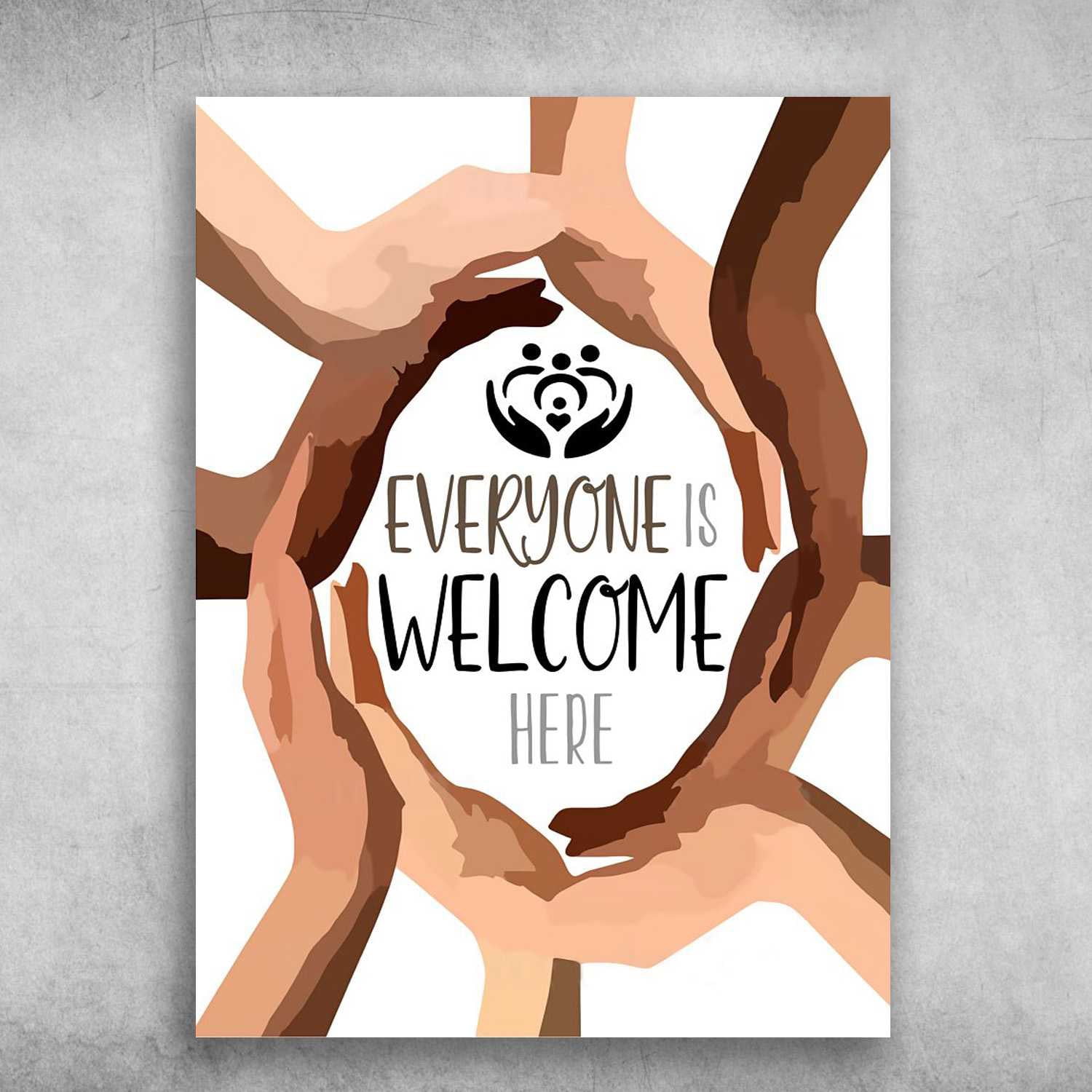 Social Worker, Everyone Is Welcome Here, Social Worker Poster 24 x 36 ...
