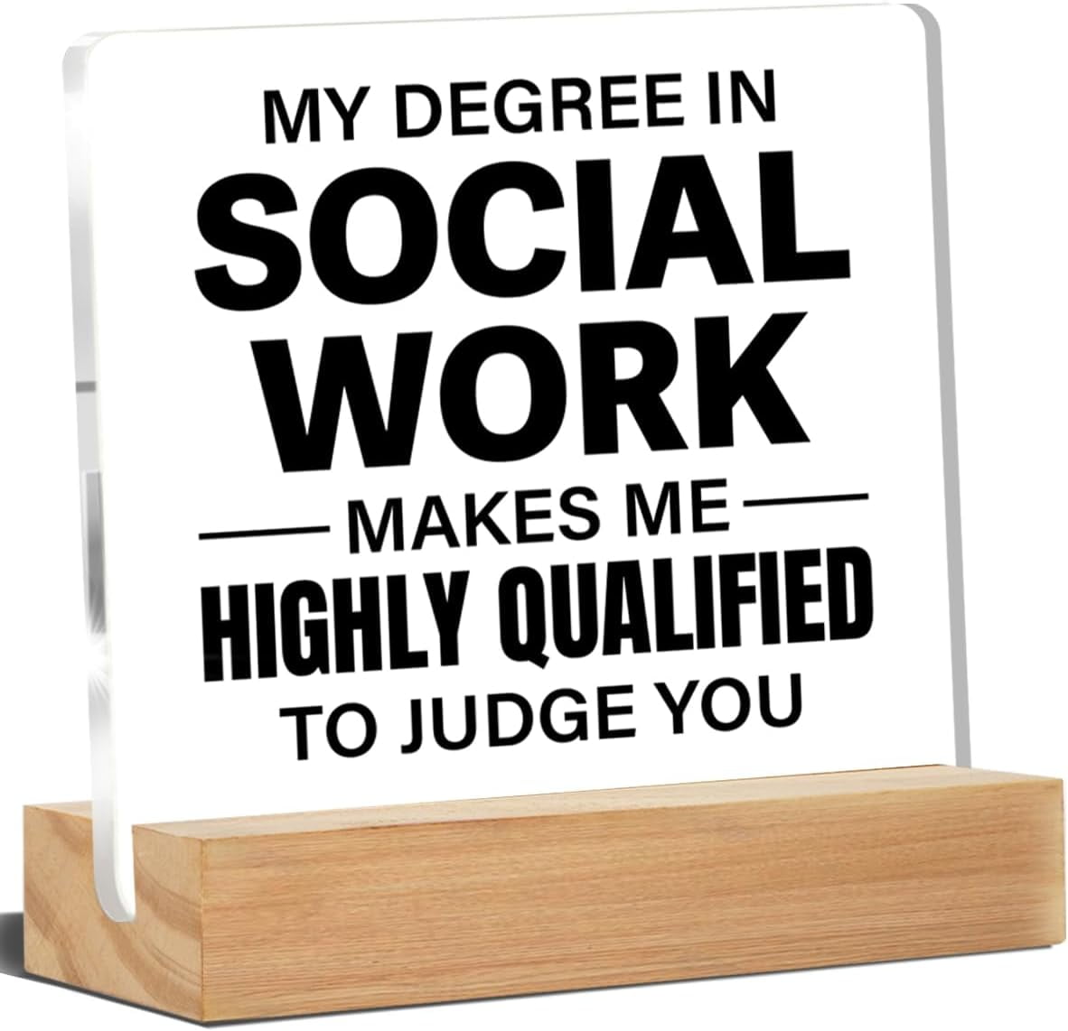 Social Worker Gifts for Women Men, Social Worker Signs for Office ...