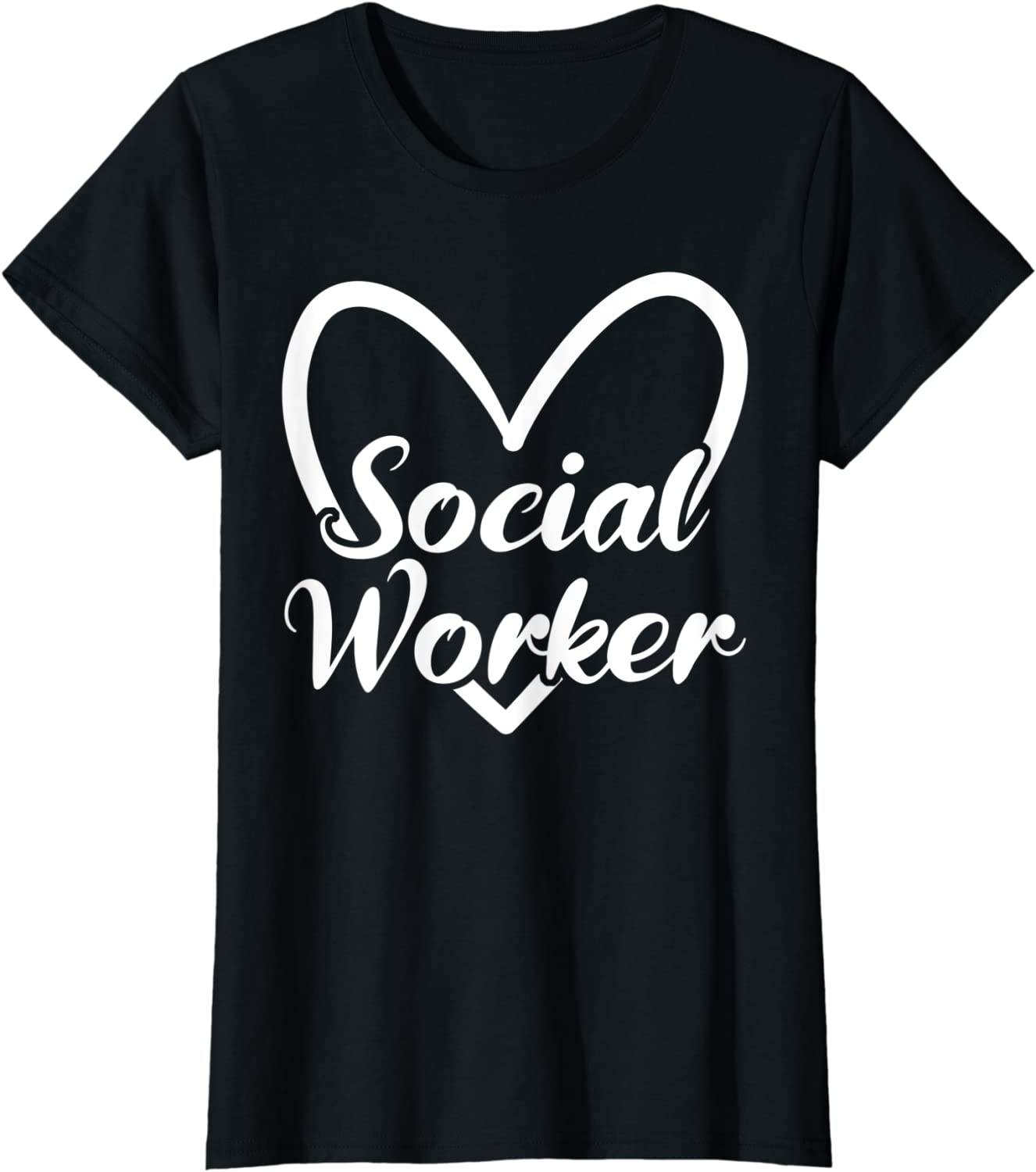 Social Worker Heart Social Work Pride T-Shirt - Walmart.com