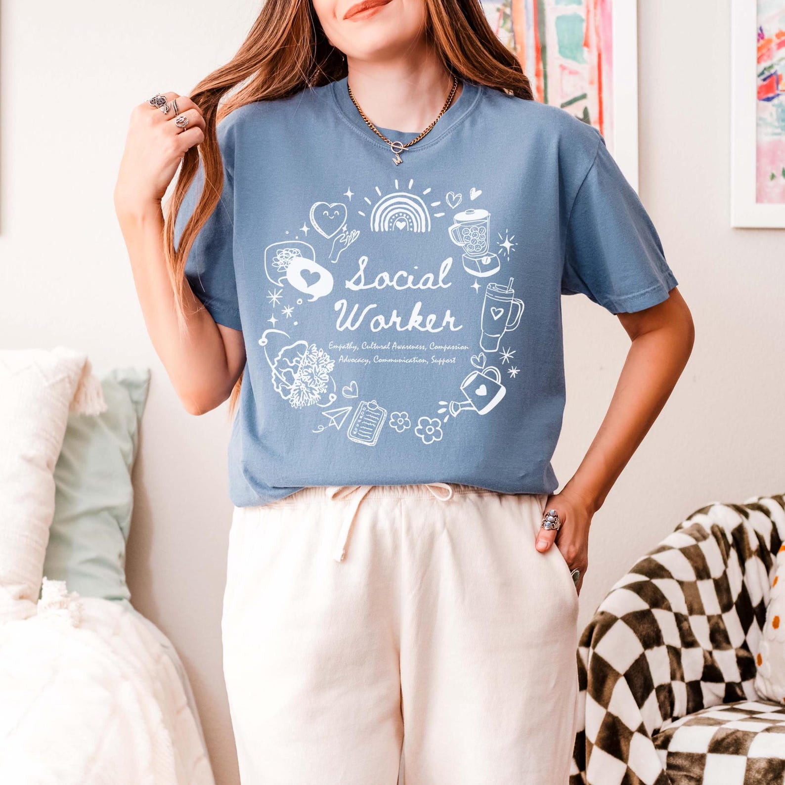 Social Worker Shirt, Social Worker Gifts, Social Work Graduation Gift ...