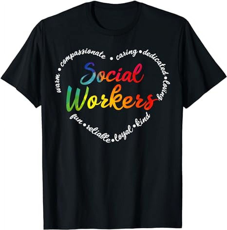 Social Worker Social Work Caseworker Public Servant Themed T-Shirt ...