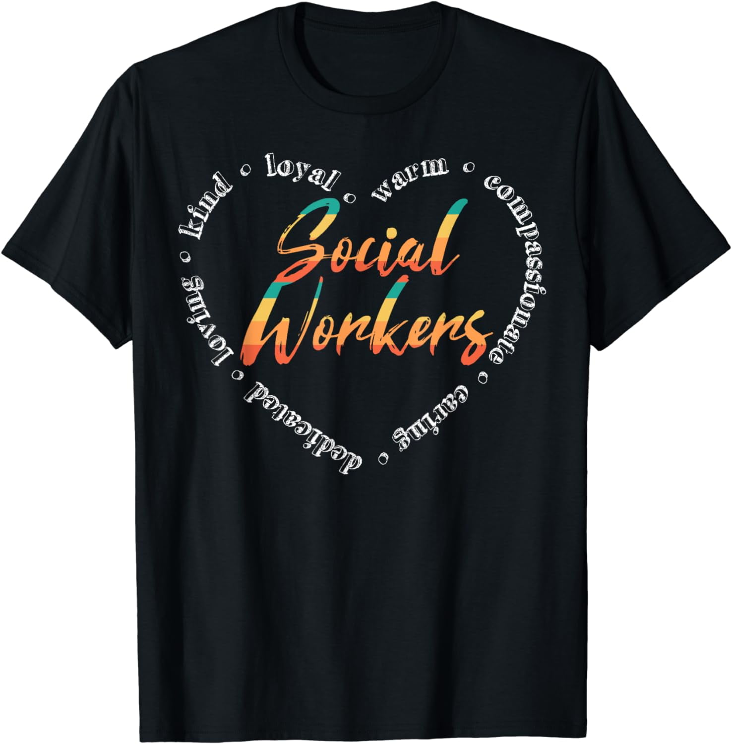 Social Worker Social Work Caseworker Public Servant Themed T-Shirt ...