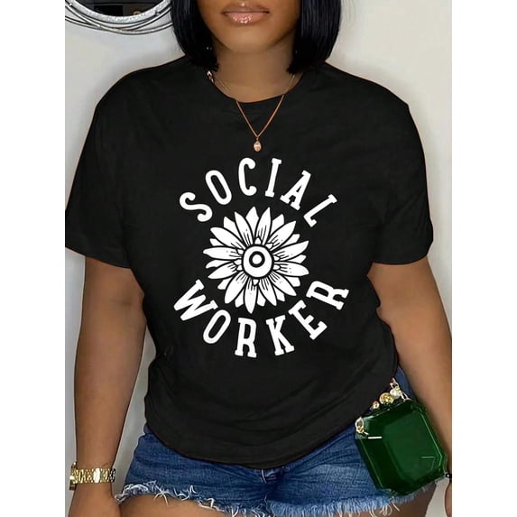 Social Worker Social Work T-Shirt - Walmart.com