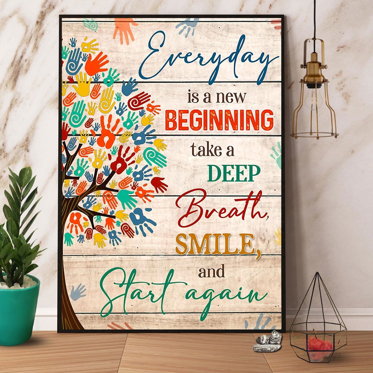 Social Worker Take A Deep Breath Smile And Start Again Paper Poster No ...