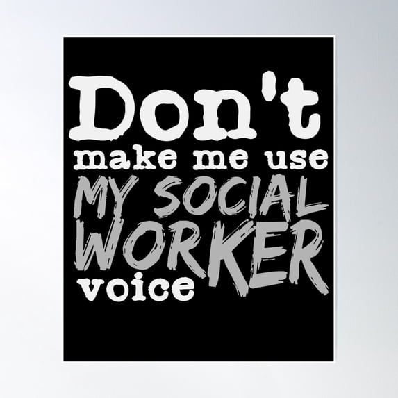 Social Worker Voice | Social Work Pedagogy Quote Poster Wall Art ...