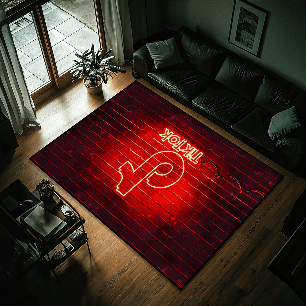 Social platform T-Tik Tok logo small carpet Bedside Kitchen Bath Living ...