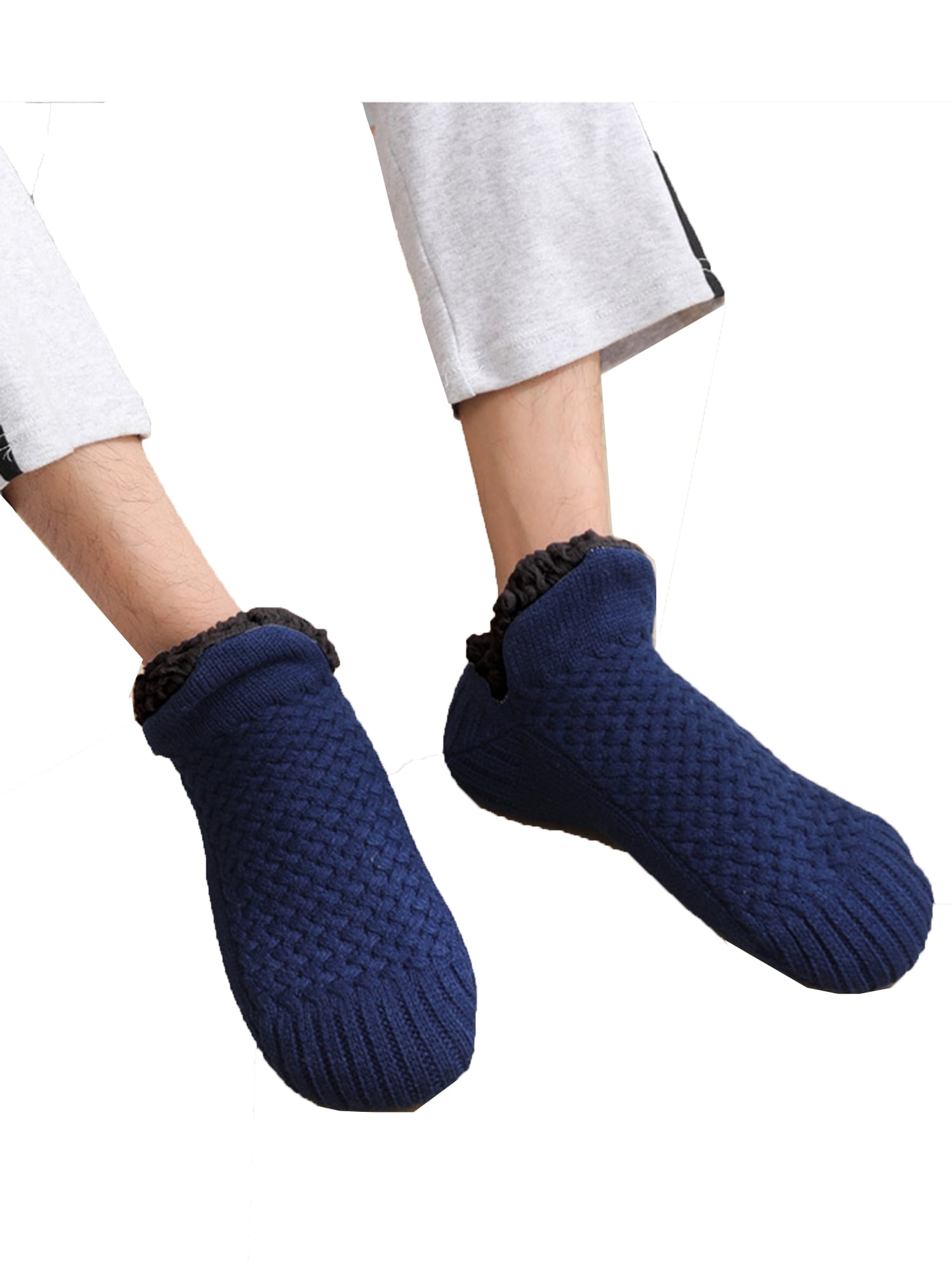 Sociala Thermal Fuzzy Slipper Socks for Women with Gripper - Winter Non ...