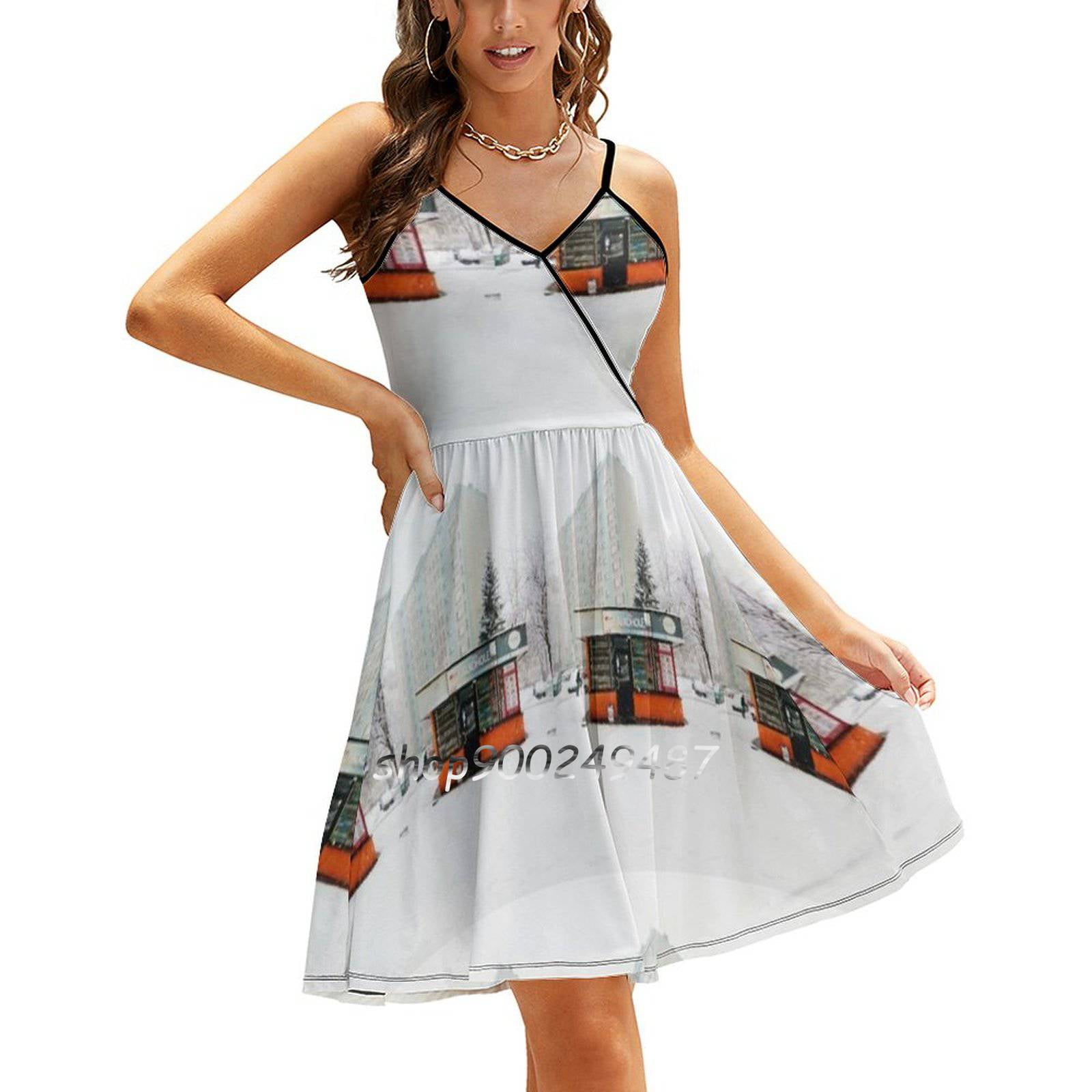 Socialist Modernism Evening Party Dresses Midi Sexy Dress Female Sweet ...