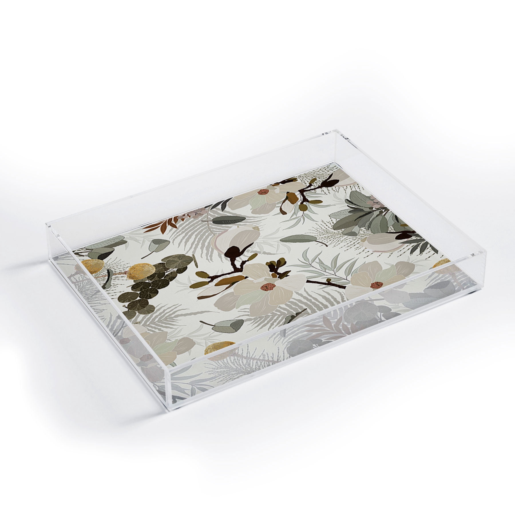 Society6 Ella Cream by Iveta Abolina Acrylic Tray - Walmart.com