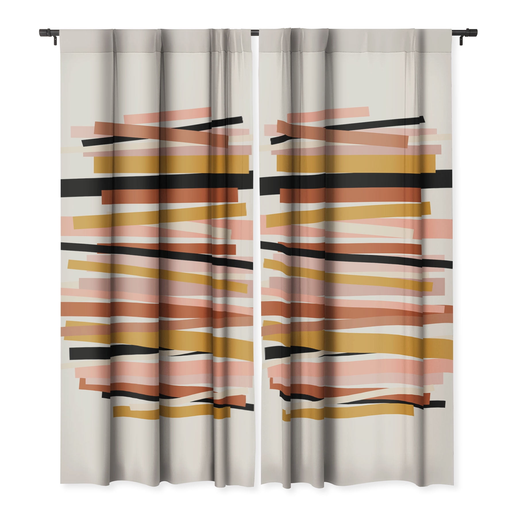 Society6 Gale Switzer Linear Stack Single Panel Room Darkening Window ...