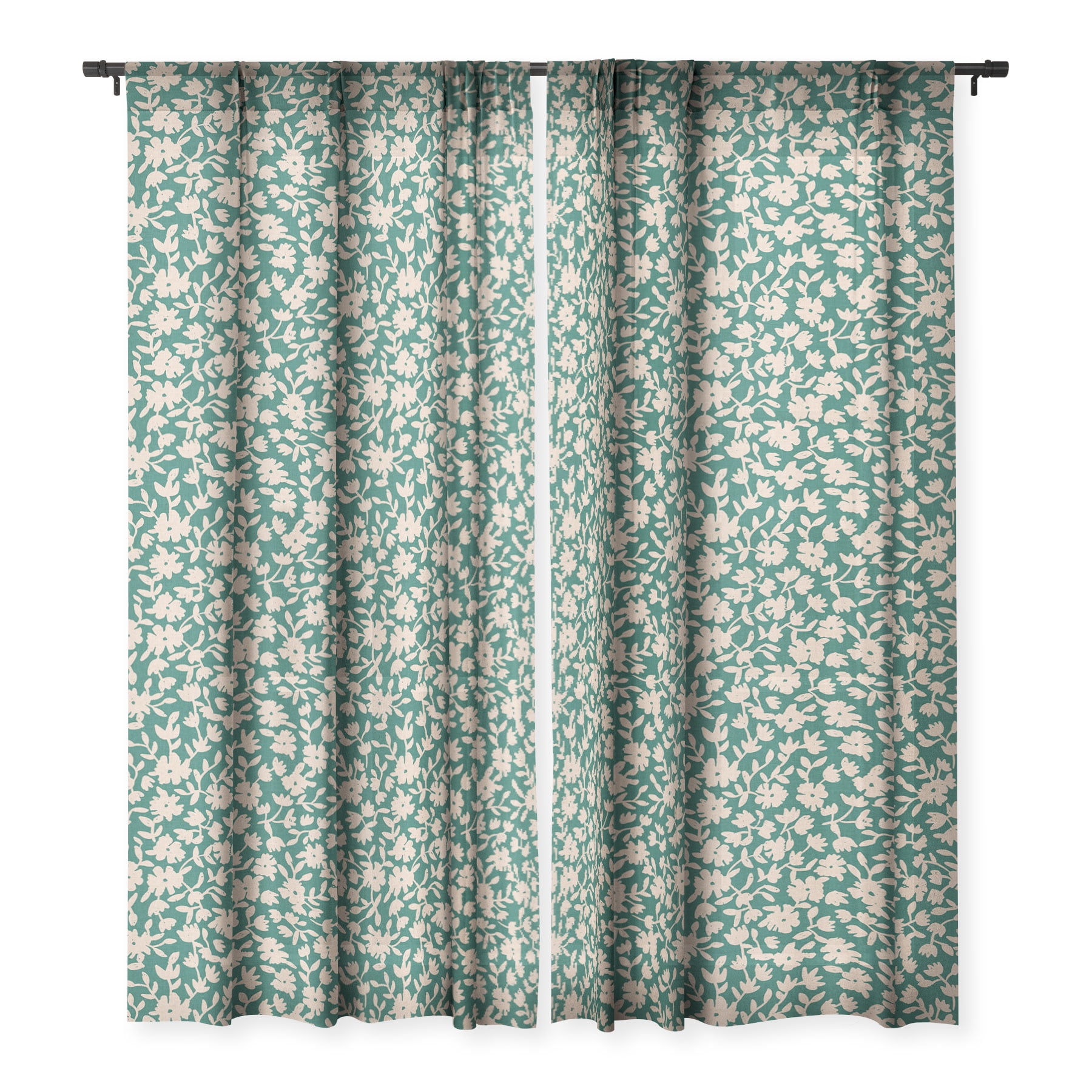 Society6 Holli Zollinger Cerie Bouquet Garden 50" x 64" Single Panel ...