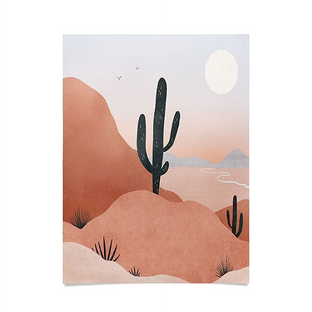 Society6 Madeline Kate Martinez Saguaro Sunset I 18" x 24" Poster ...