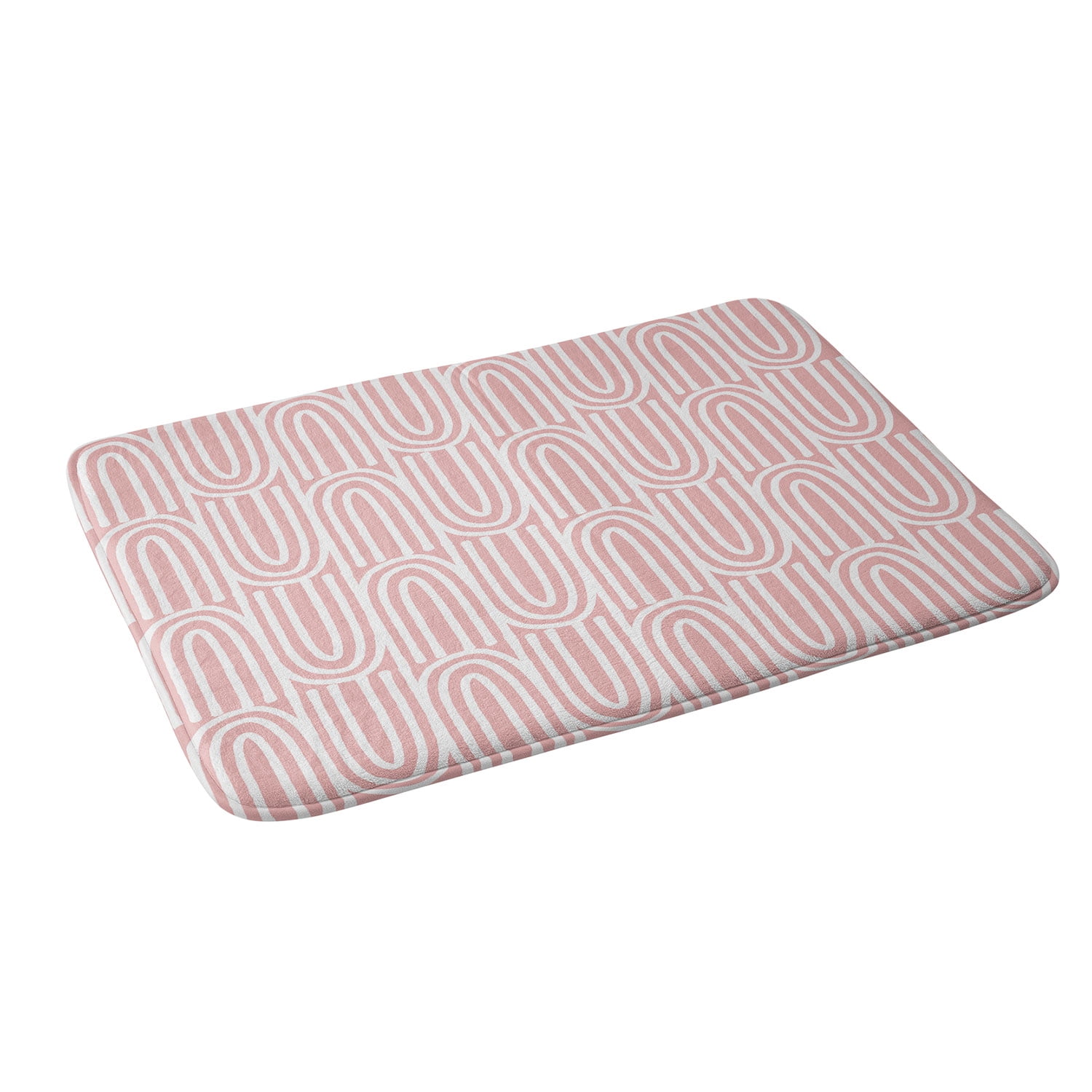 Society6 Mirimo White Bows On Pink Bath Mat 34" x 21" - Walmart ...