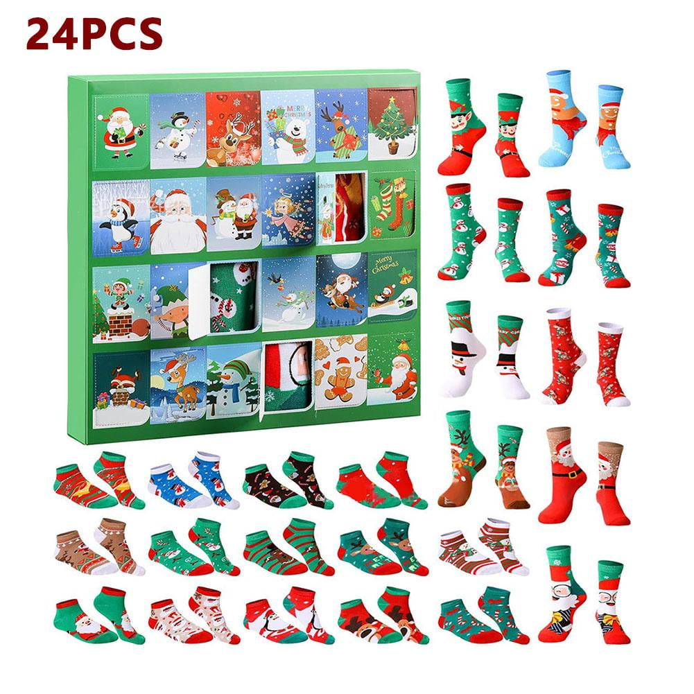 Sock Advent Calendar2025, Christmas Advent Calendar 2025 24-day Sock ...