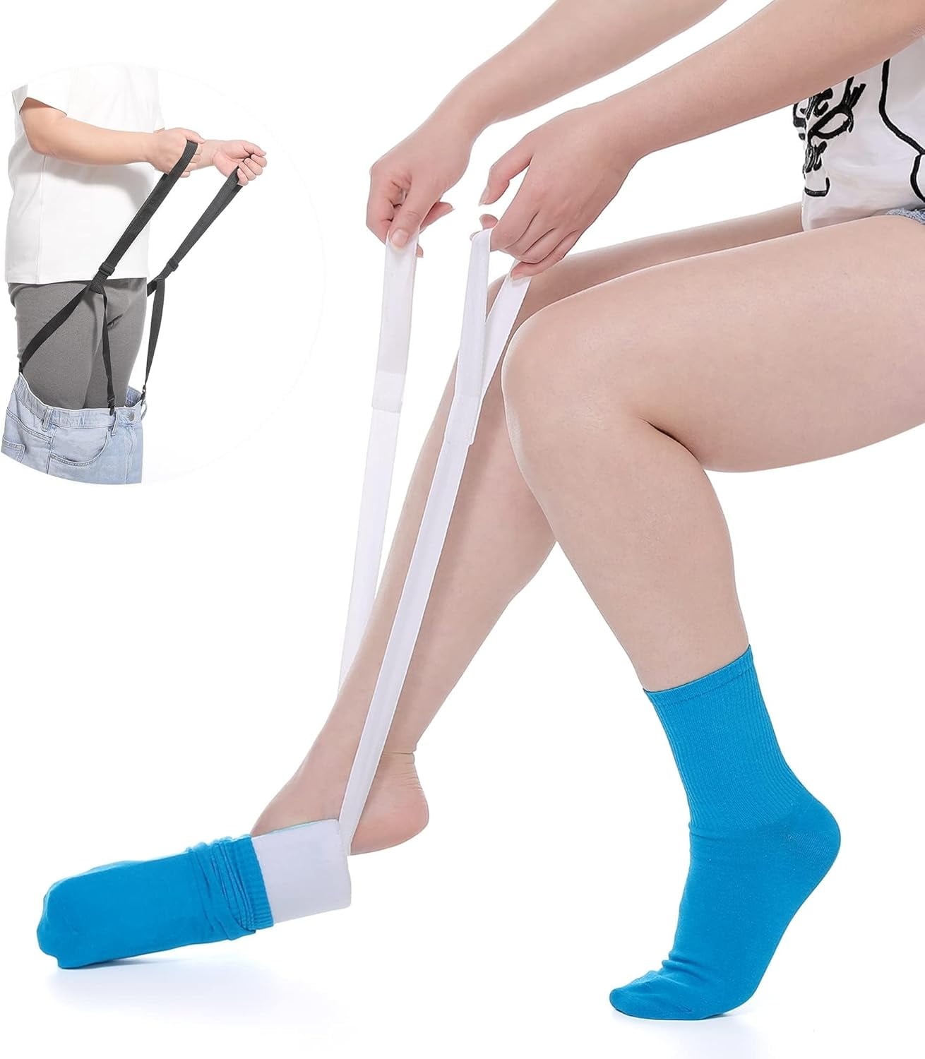 Sock Aid Tool and Pants Assist for Elderly, Disabled,Pregnant ...