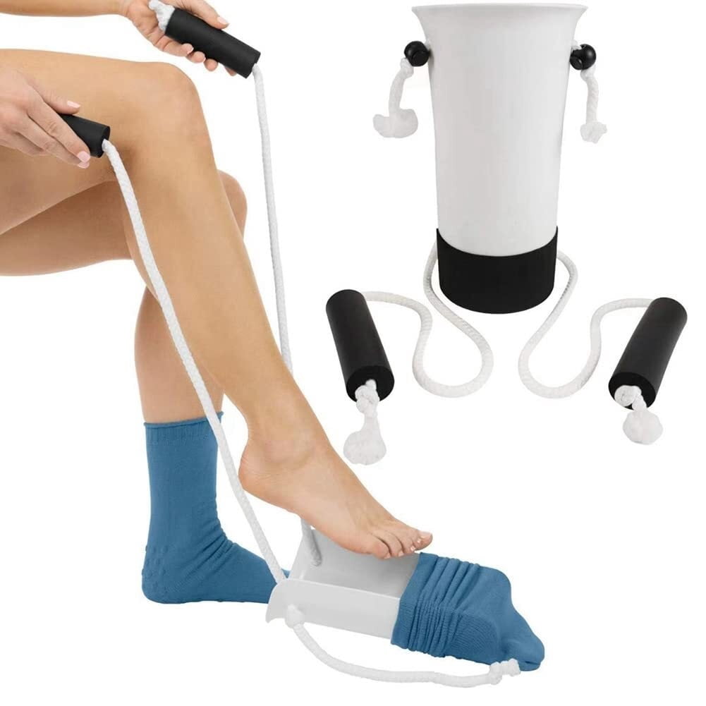 Sock Aid and Off Stocking-Sock Helper Aide Tool -Puller for Elderly ...