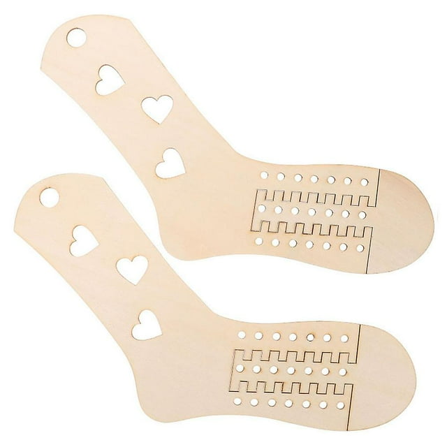 Sock Blockers, Wooden Diy Knitting Adjustable Size Sock Stretchers ...