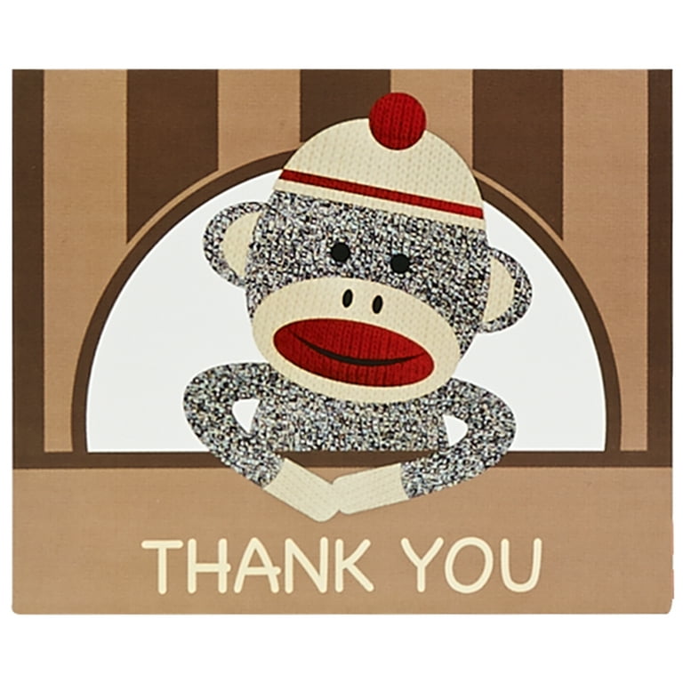 Christmas Sock Monkey Clipart