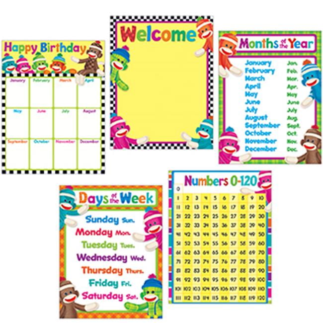 Sock Monkeys Charts Combo Pack - Walmart.com
