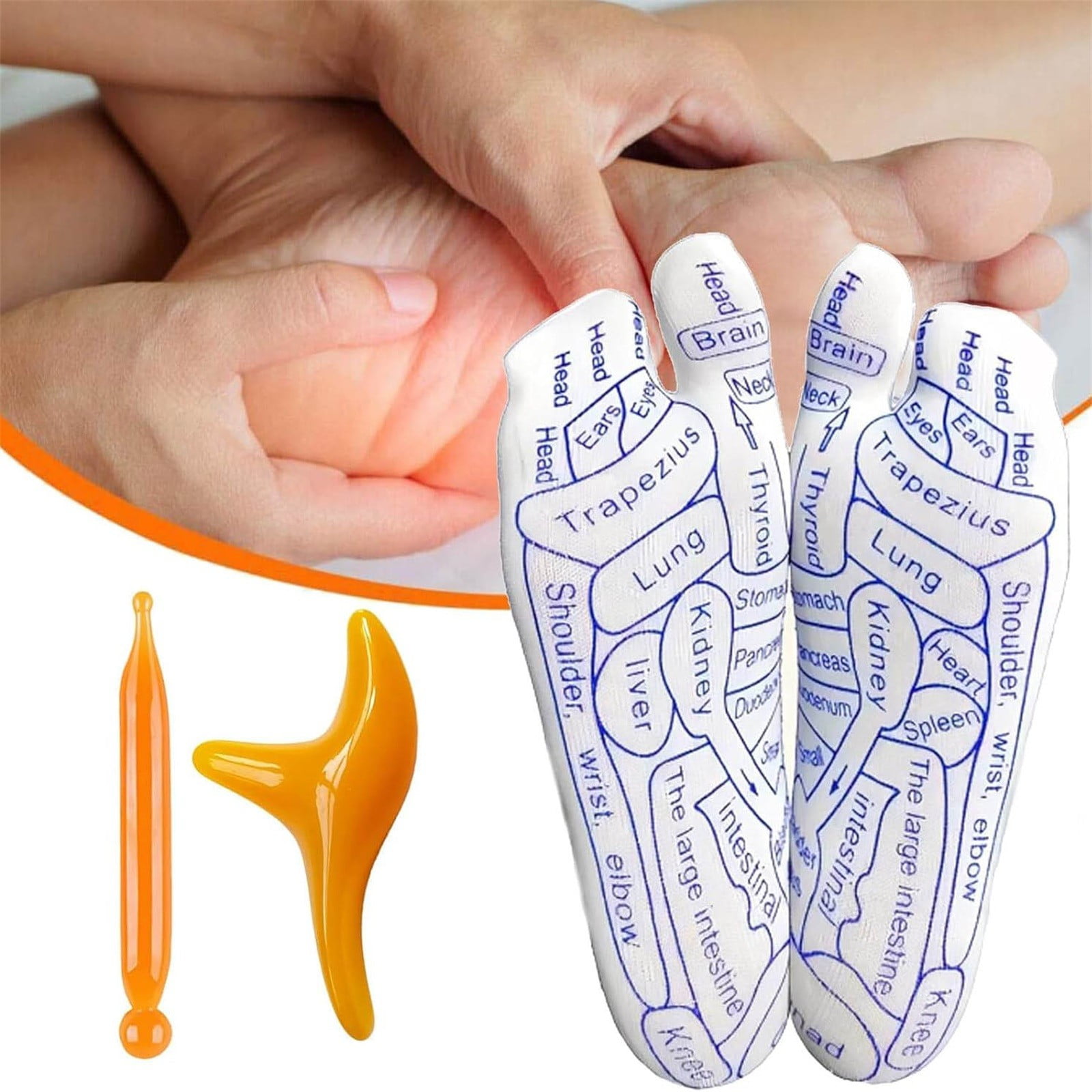 Sock Set Socks With Massage Tool Acupressure Foot Massage Socks Foot ...