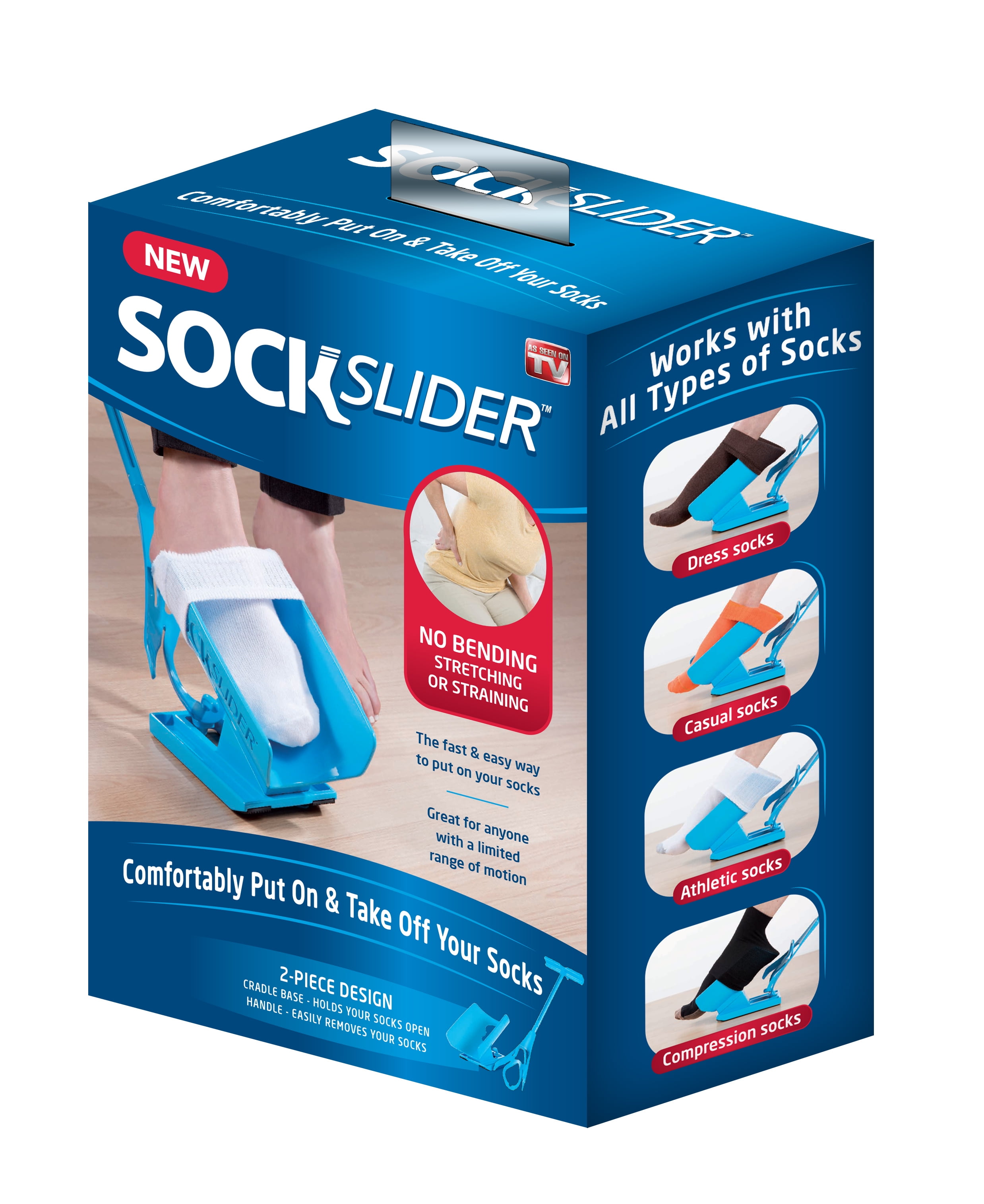Sock Slider Device - Fast, Easy, Pain-Free Sock Cradle for Elderly ...