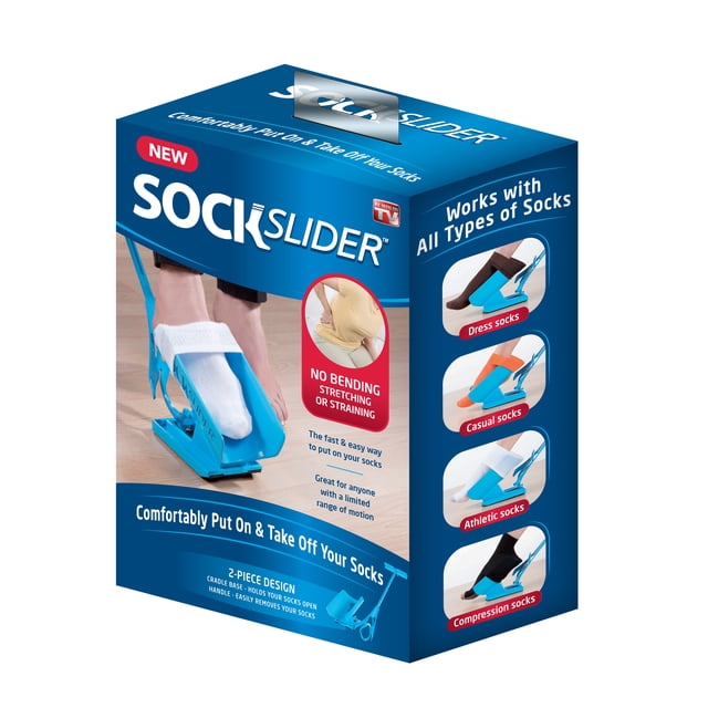 Sock Slider - Socks On Fast Easy Pain Free! - Walmart.com
