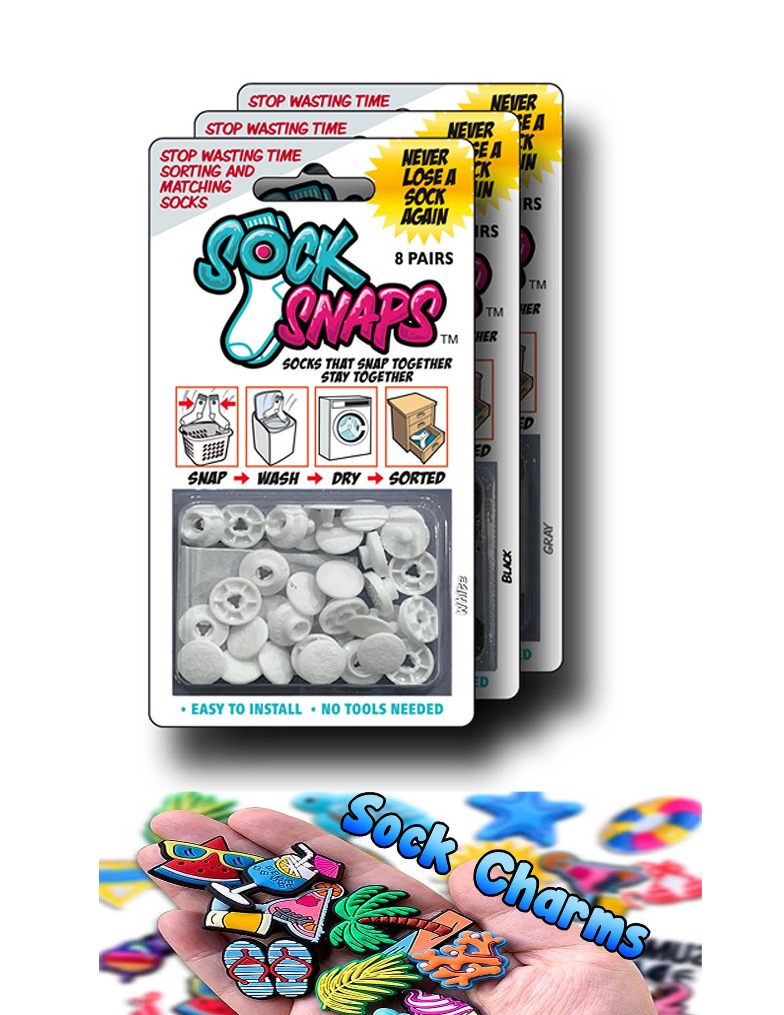 Sock Snaps Sock Organizer - Walmart.com