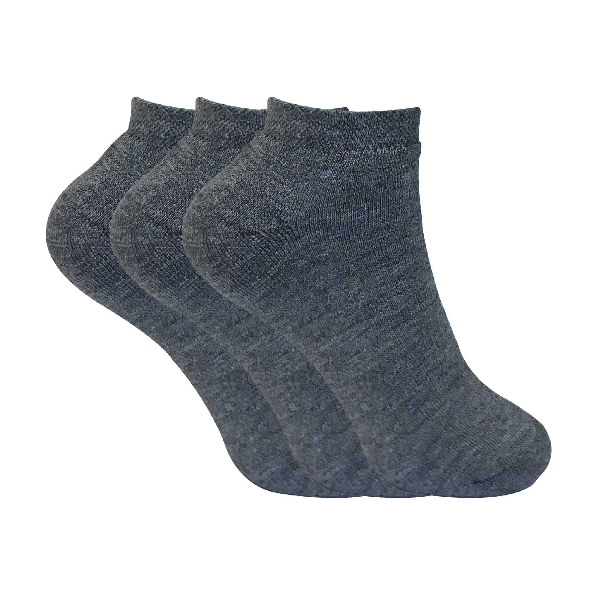 Sock Snob - 3 Pairs Ladies Cushioned Coloured Low Cut Ankle Thermal ...
