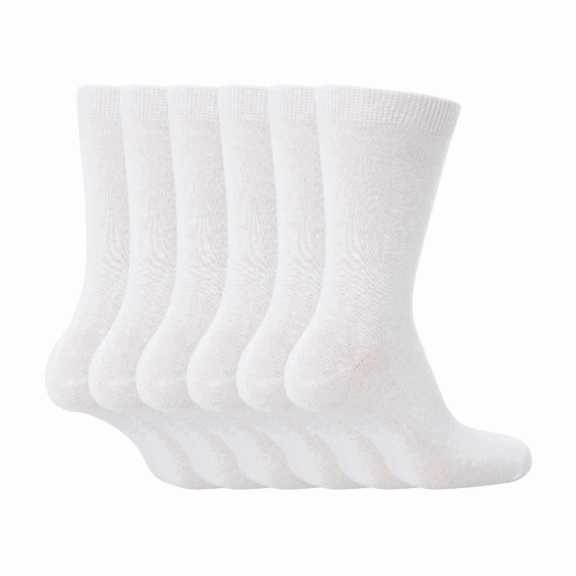 Sock Snob - 6 Multipack Childrens Plain School Socks | Boys & Girls | 3 ...