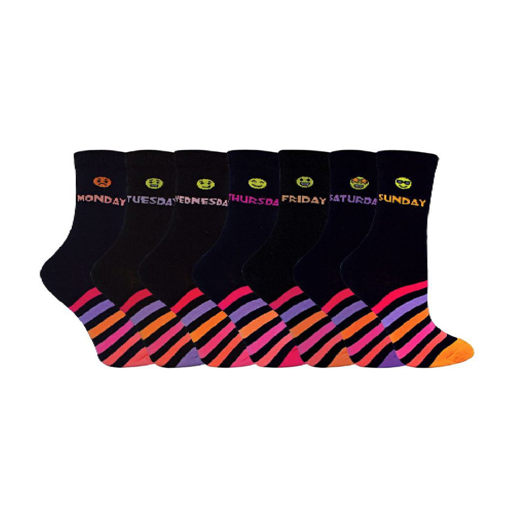 Sock Snob - Kids Novelty Days of the Week Socks | 7 Pairs | Styles for ...