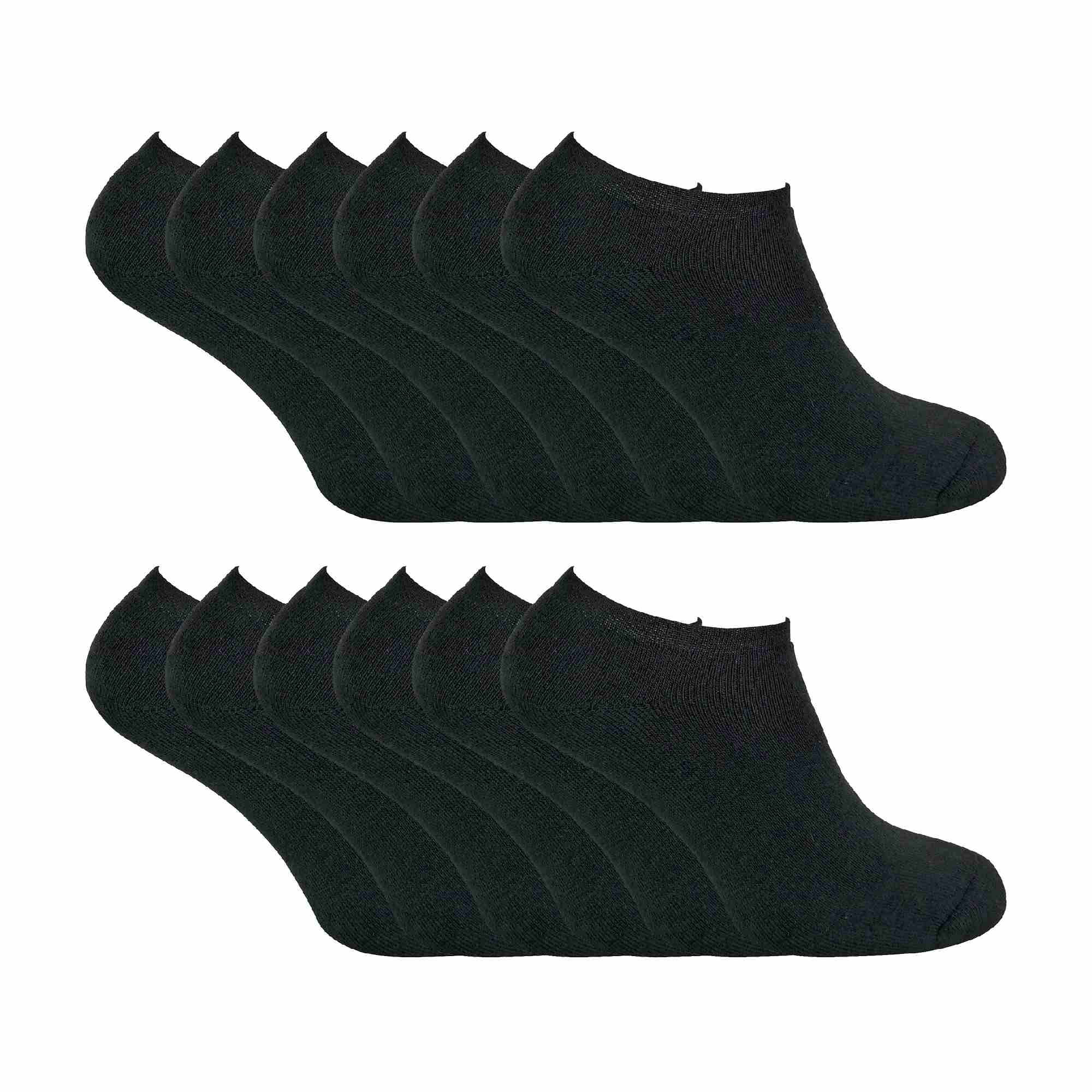 Sock Snob - Mens Thermal Low Cut Trainer Socks | 12 Pairs | Winter ...