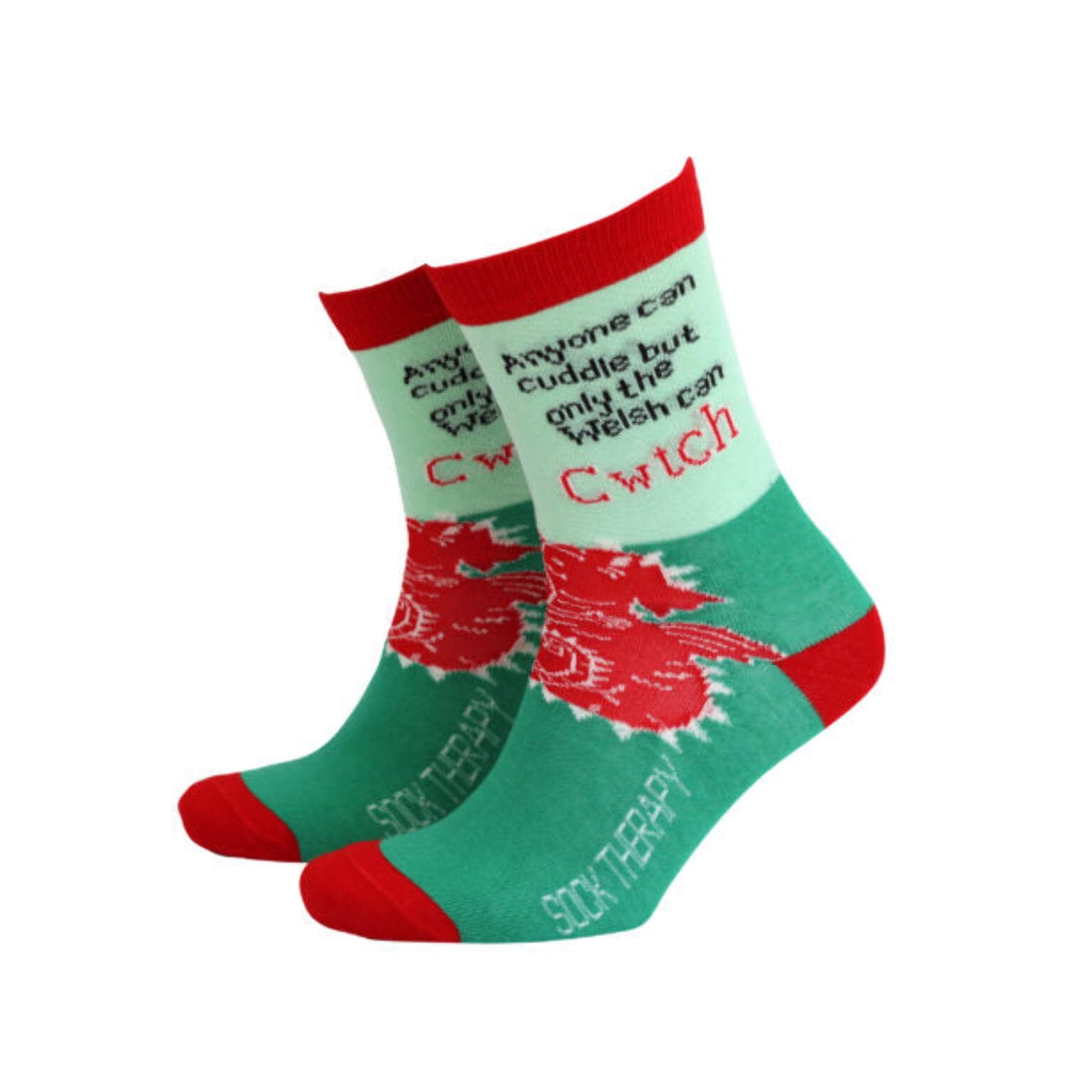 Sock Therapy Only the Welsh Can Cwtch Men's Socks - Walmart.com