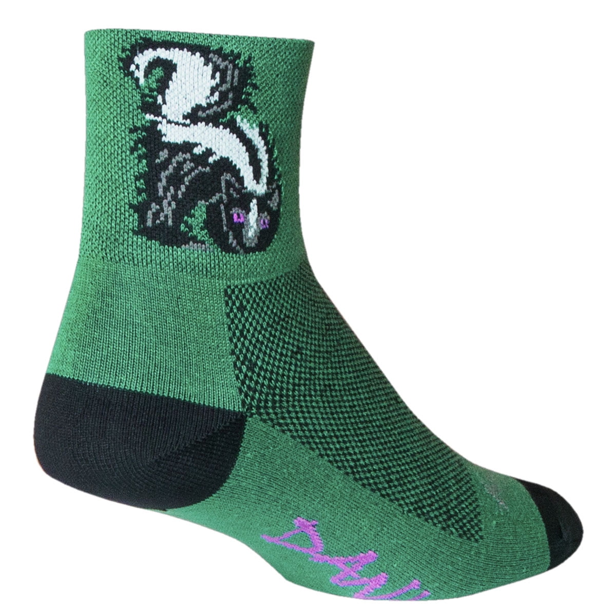 SockGuy Dank Classic Socks - 3 inch, Green/Multi, Small/Medium ...