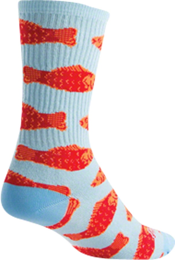 SockGuy Go Fish Sock: Blue SM/MD - Walmart.com