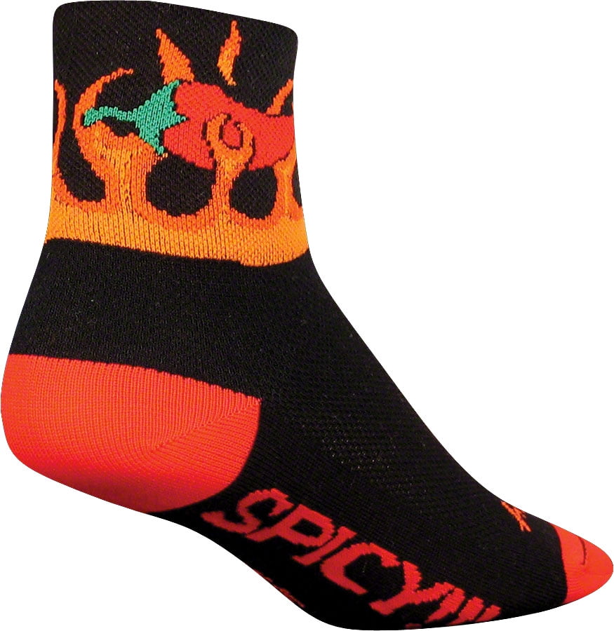 SockGuy Spicy Sock: Black SM/MD - Walmart.com