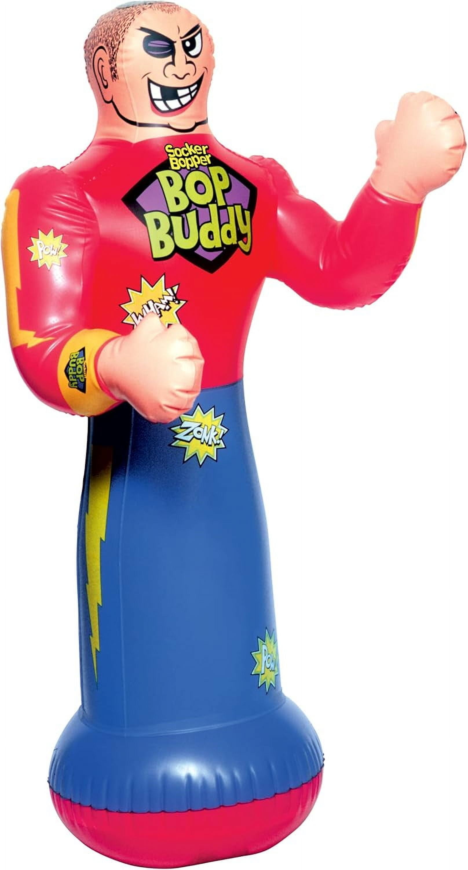 Socker Boppers Buddy - Safe Inflatable Punching Bag for Kids, Promotes ...