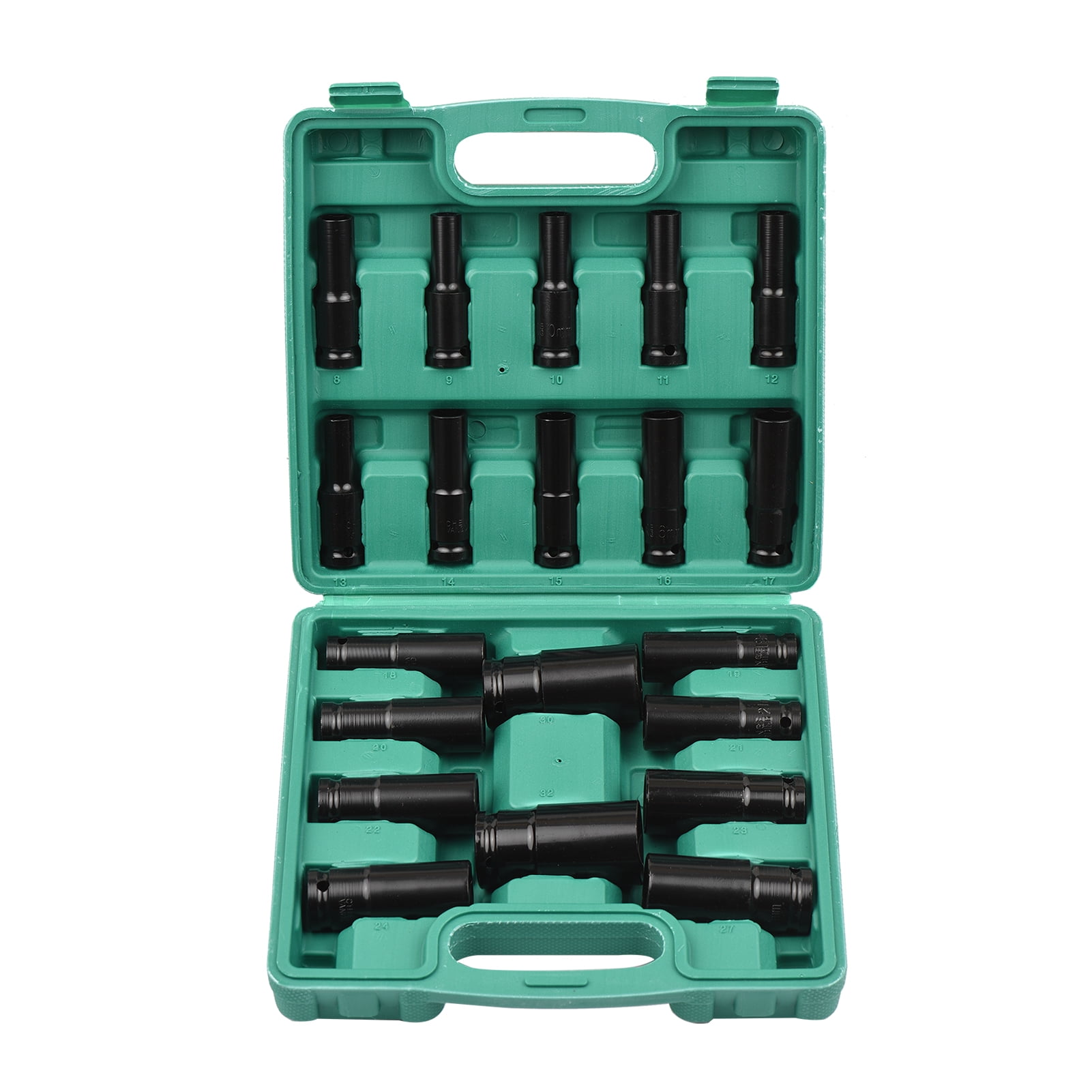Socket,20-piece Socket Sizes With Box 8-32mm Cr-v Material Socket Sizes ...