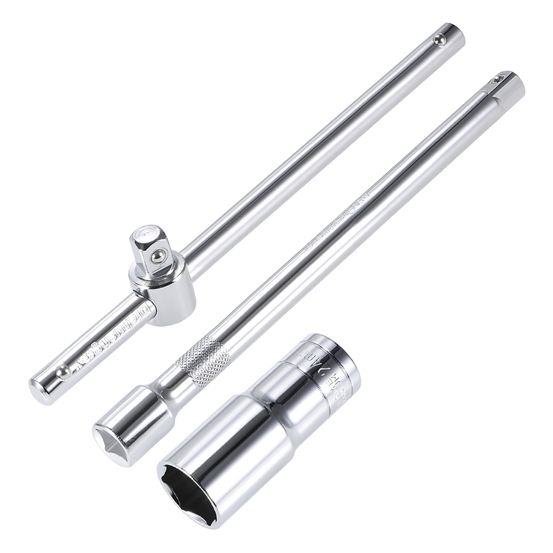 Socket Accessory Set, 24mm 6-Point Deep Socket 10" Sliding Wrench ...