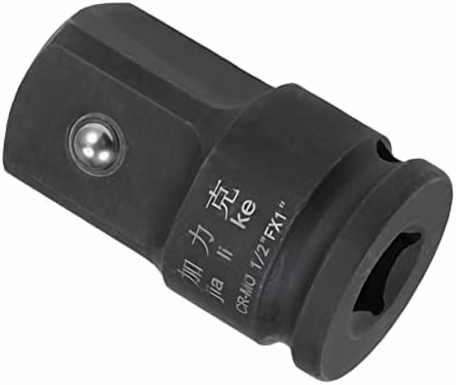 Socket Adapter, 1/2" Female to 1" Male CR-MO Steel Impact Driver ...