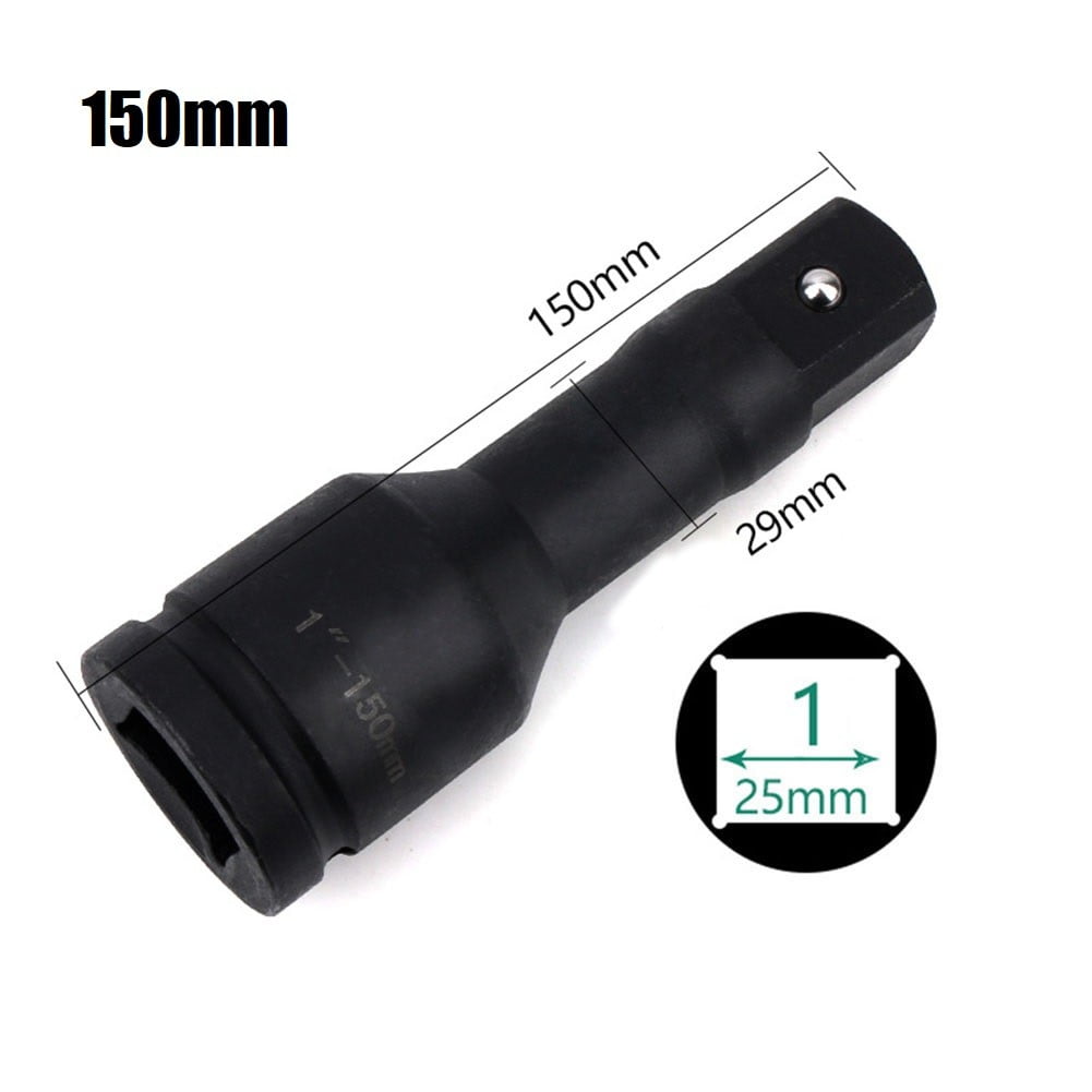 Socket Adapter 1Inch Drive Pneumatic Drill Sleeve Extension Rod 100 ...